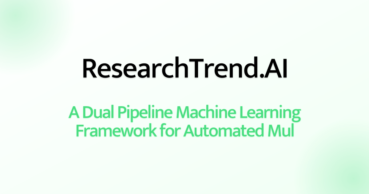 A Dual Pipeline Machine Learning Framework for Automated Multi Class ...