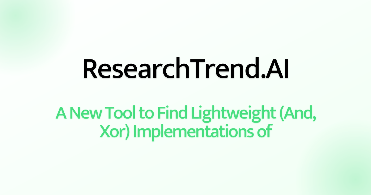 A New Tool to Find Lightweight (And, Xor) Implementations of Quadratic ...