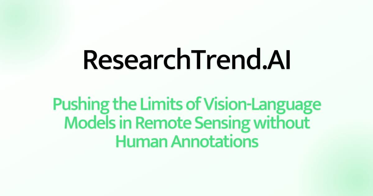 Pushing the Limits of Vision-Language Models in Remote Sensing without ...