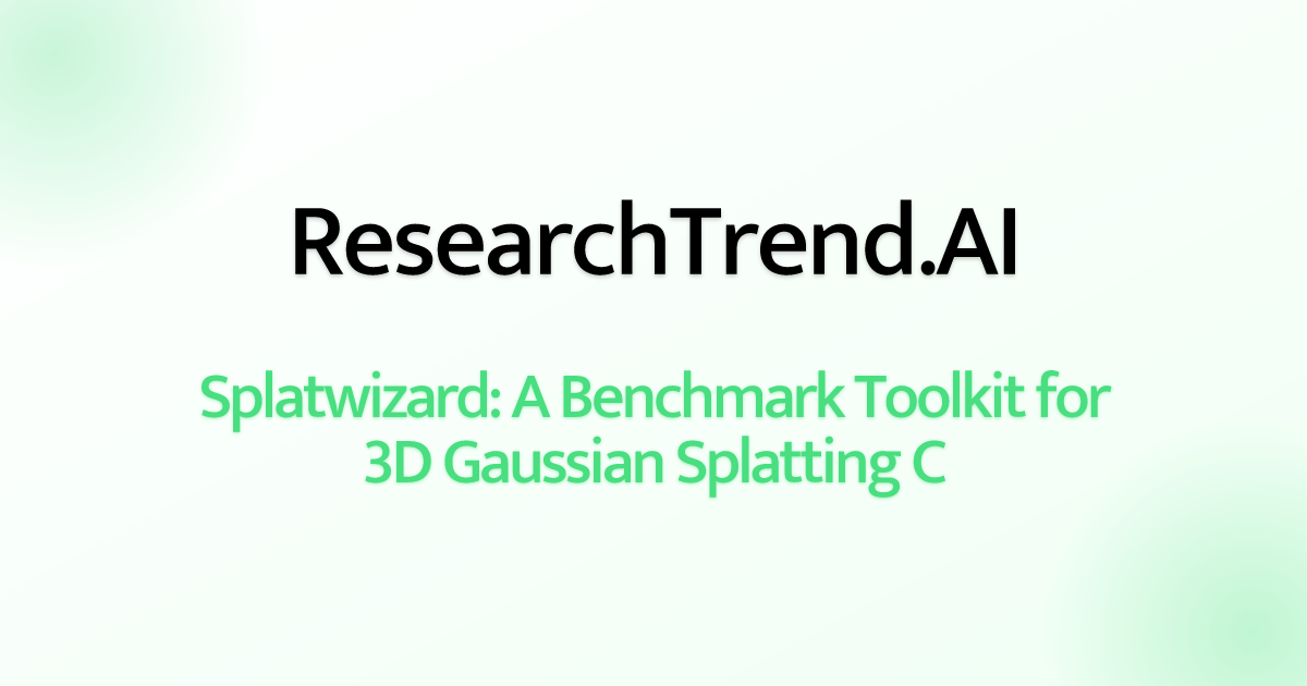 Splatwizard: A Benchmark Toolkit for 3D Gaussian Splatting Compression ...